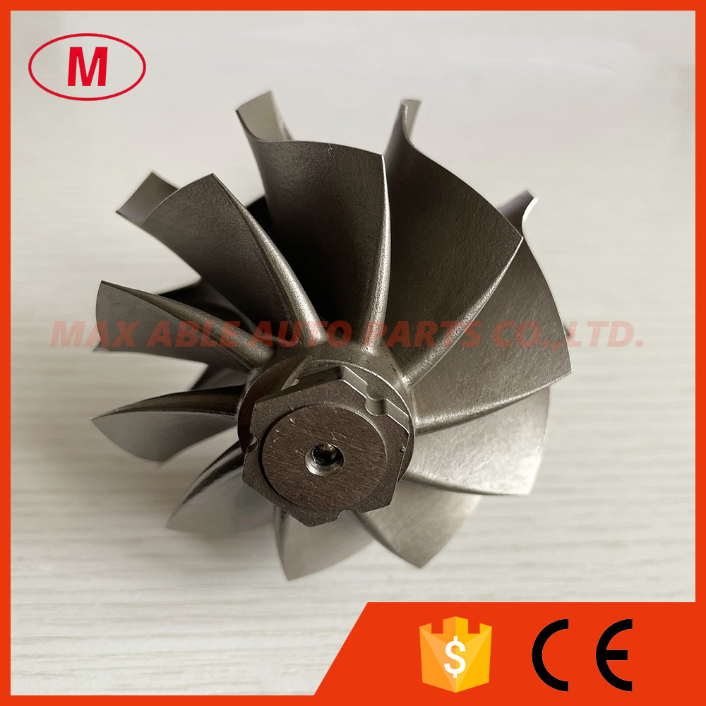 GT40R forward 68/77mm 10 Blades ball bearing turbine shaft wheel ...