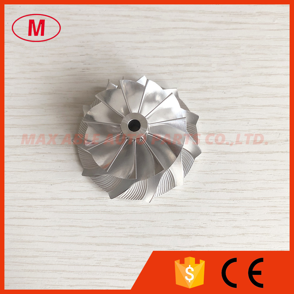 TD04HL 42.00/56.02mm 11+0 blades reverse turbocharger milling/aluminum ...